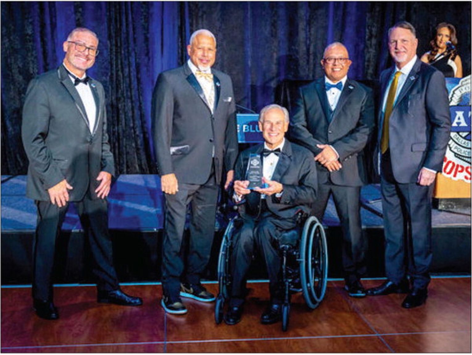 Abbott receives ‘Back the Blue’ award