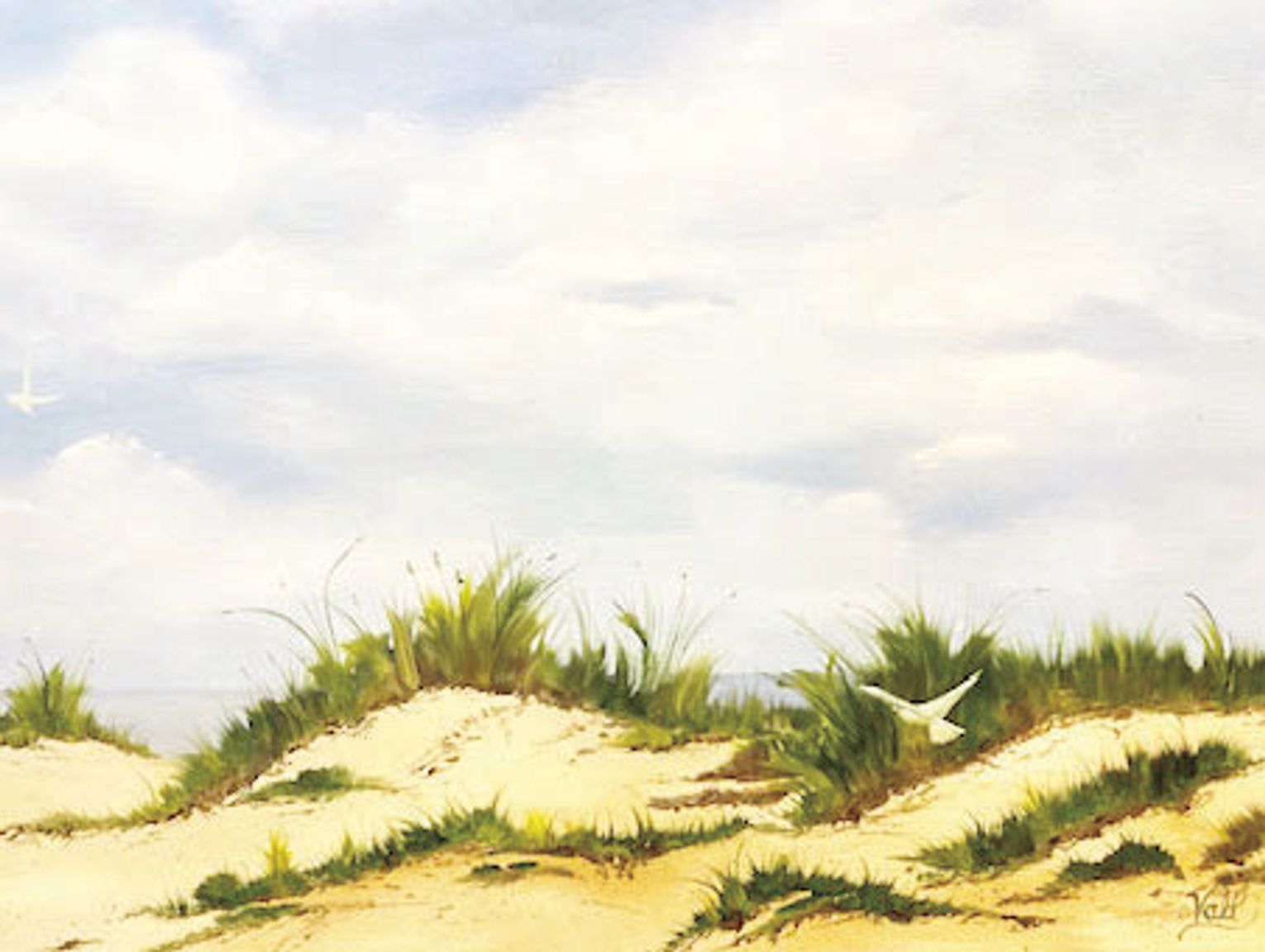 Library showcasing artwork by artist Valarie Moore throughout June